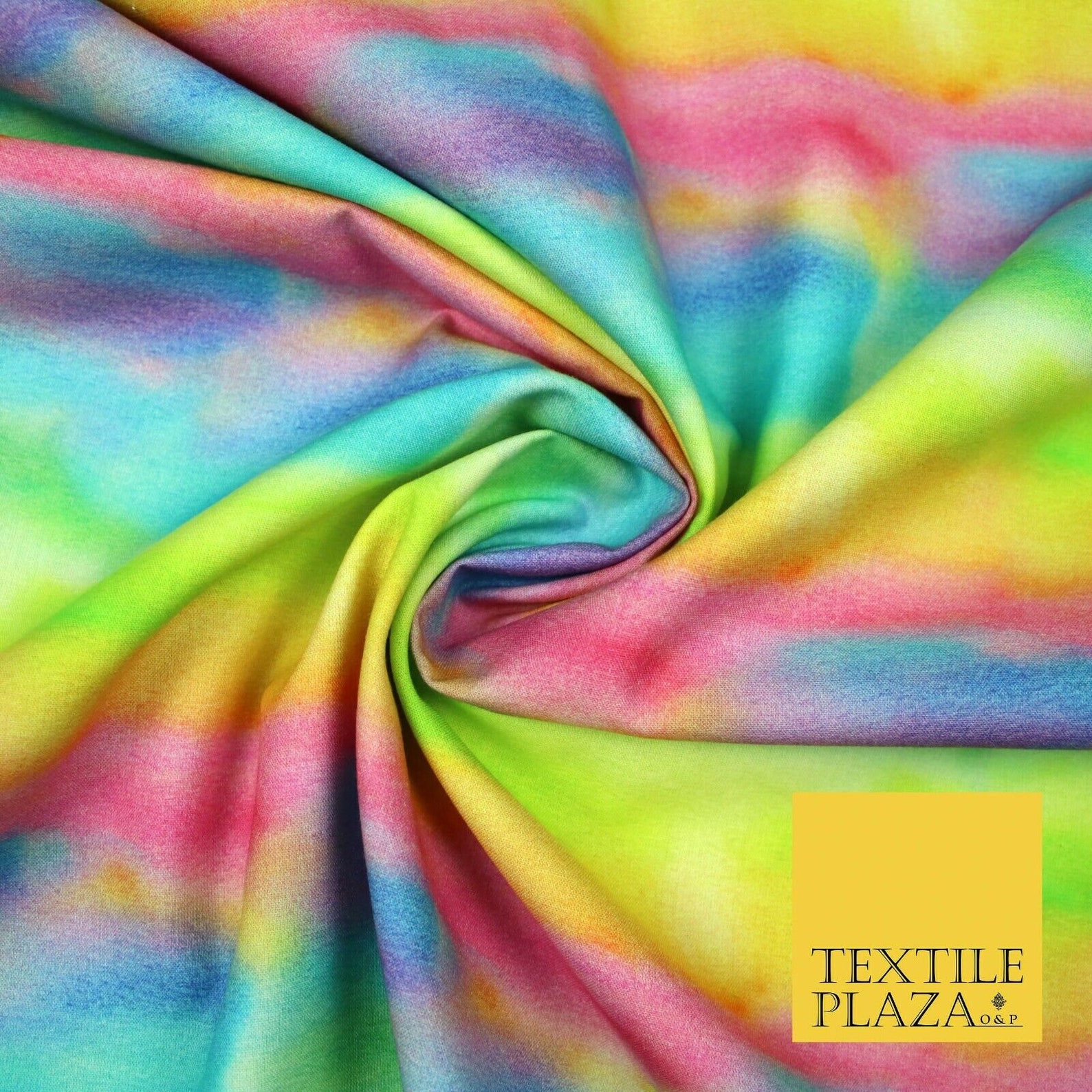 Multicolour Artsy Watercolour Rainbow Digital Print 100% - Etsy