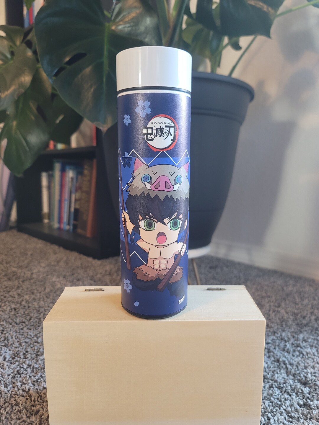 Anime Printed Thermo Cup W/tea Infuser, Travel Mug, Printed Mug ...