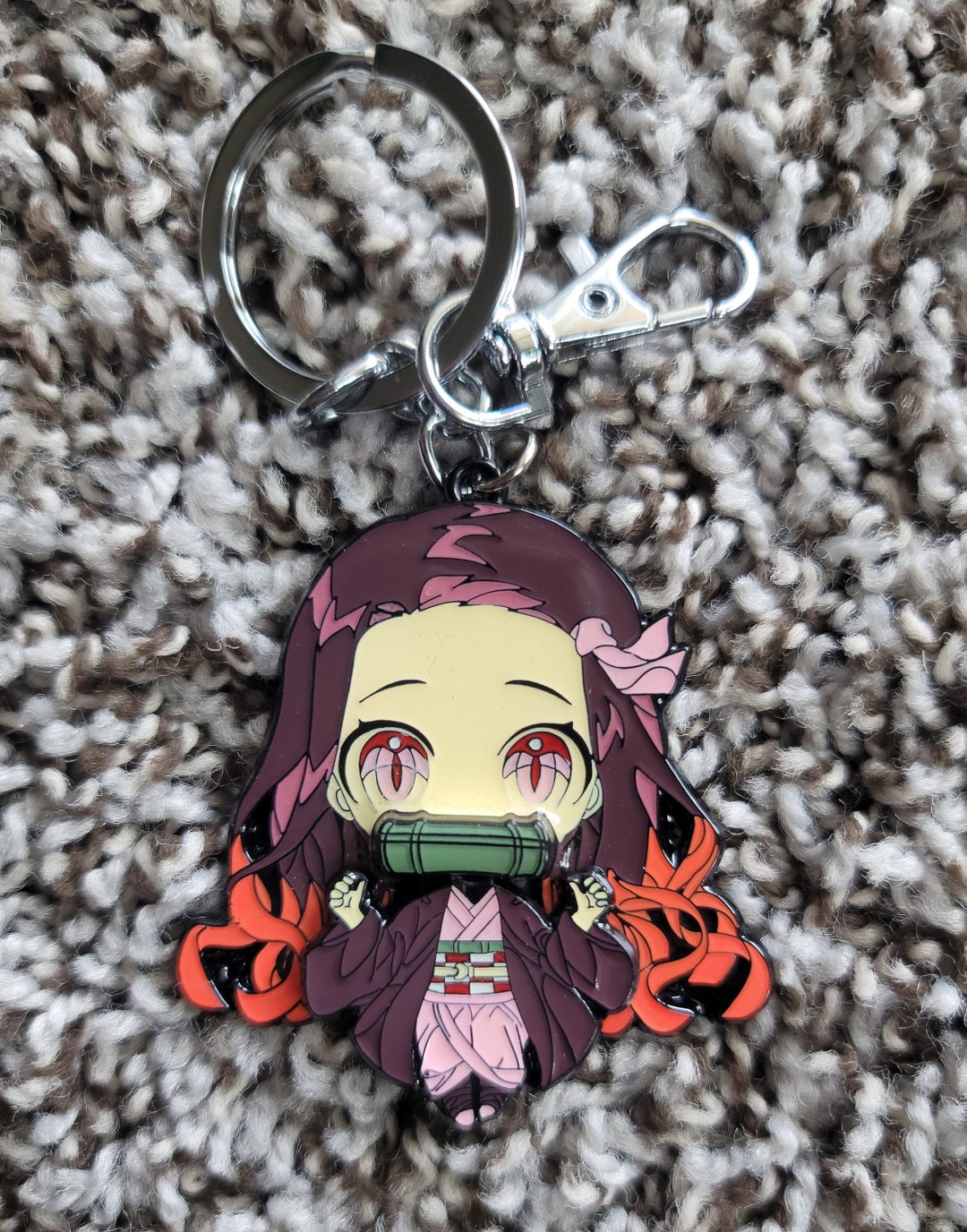 Anime Metal Enamel Keychains, Metal Keychains, Anime Keychains, DS ...