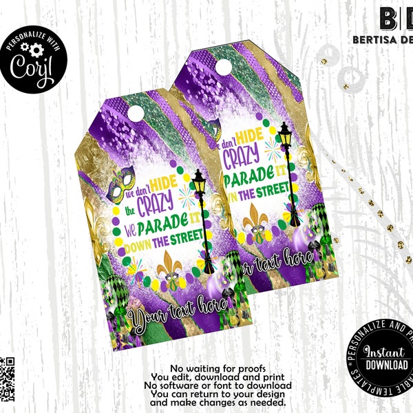 Mardi Gras Favor - Etsy