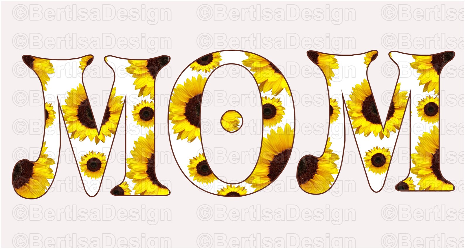 Sunflower Letters, A to Z Clip Art, Sunflower Alphabet, Instant ...