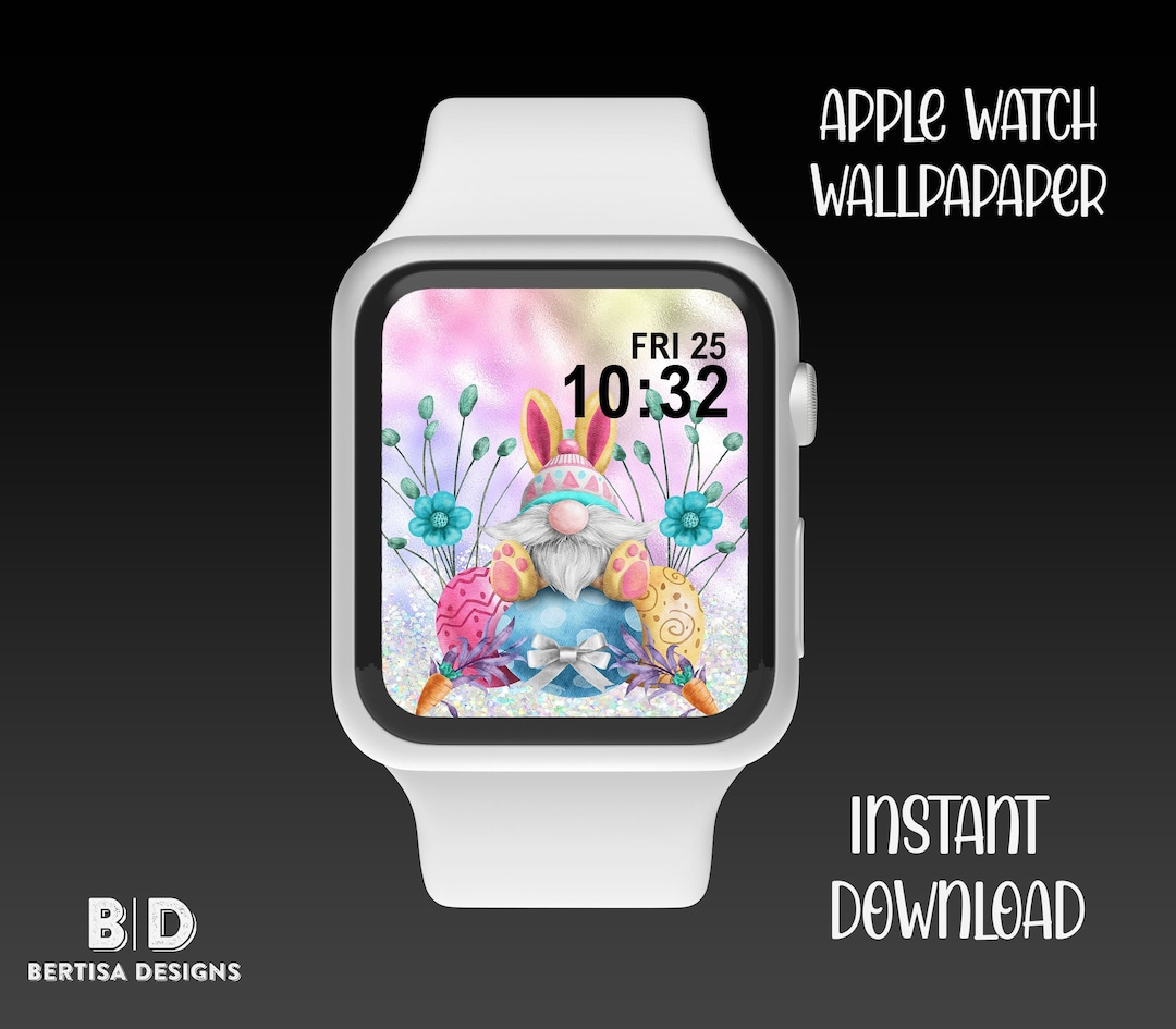 Easter Bunny Apple Watch Wallpaper, Apple Watch Face Wallpaper, Watch ...