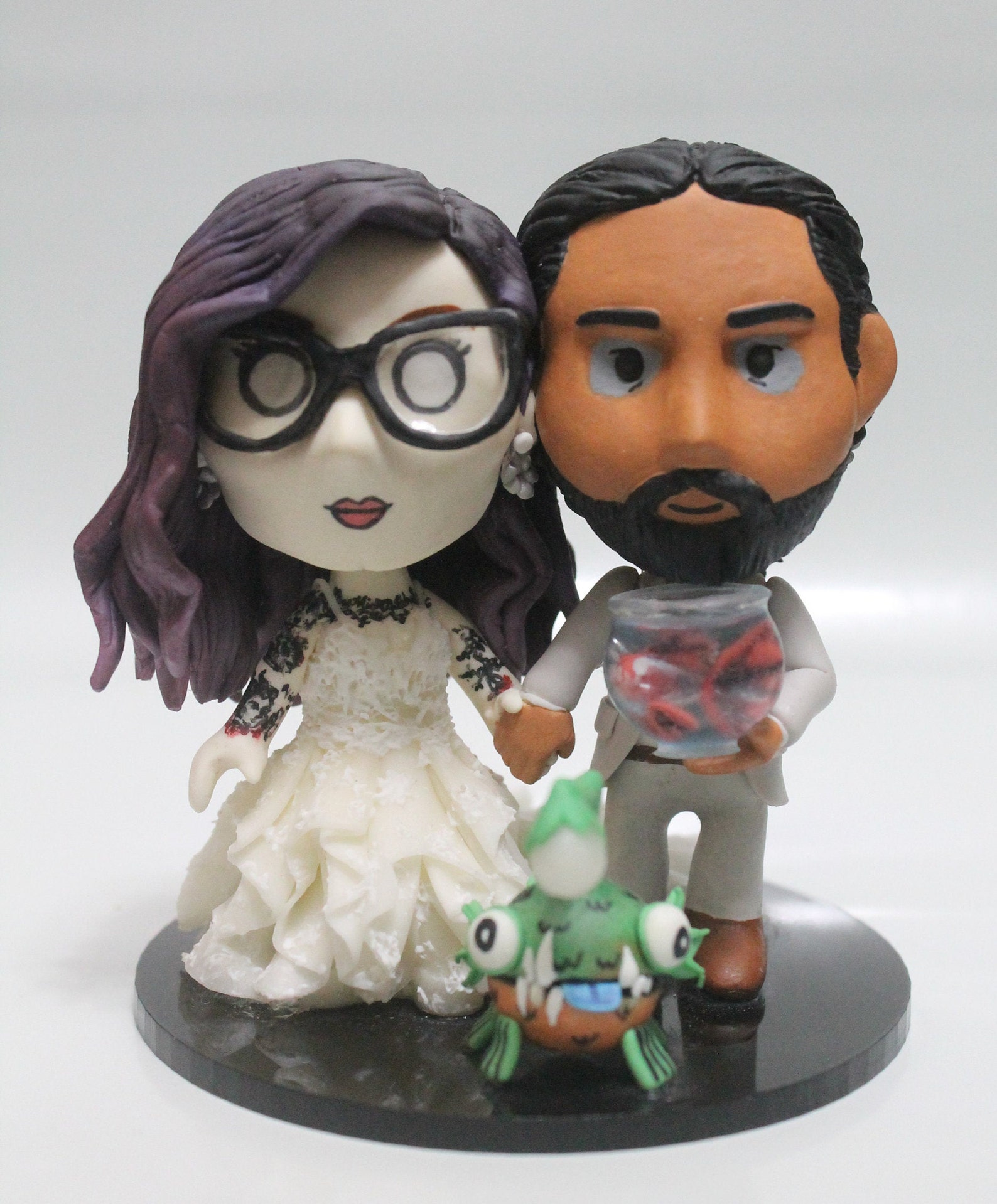 Customized Figurines Chibi Figurines Handmade Clay Doll | Etsy