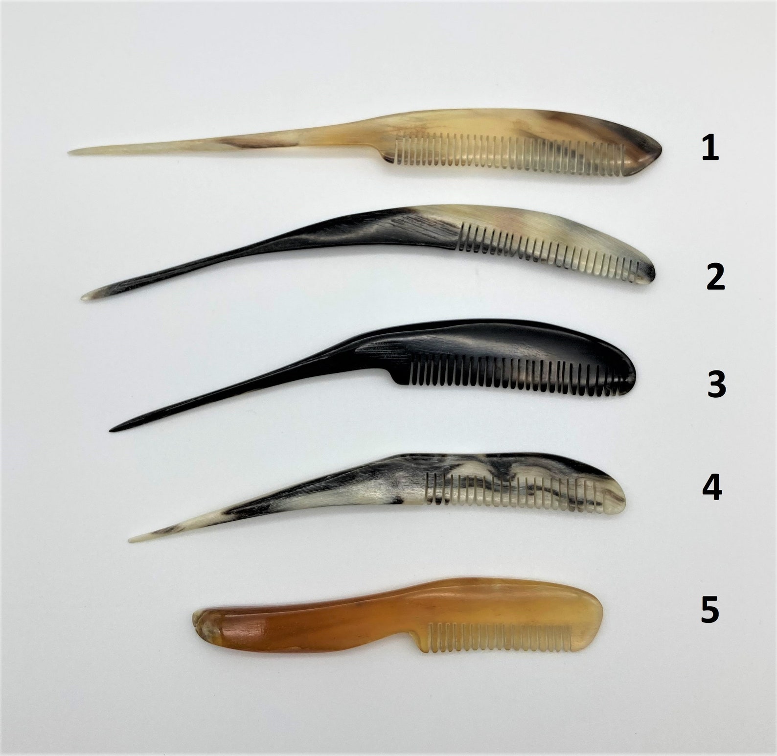 Natural Hand Made Sheep Horn Eyebrow Comb Eyeliner - Etsy