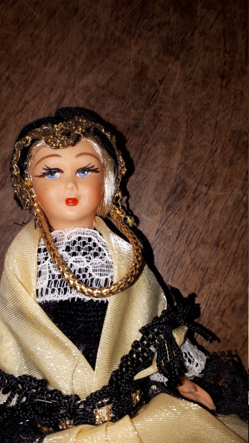 Small 70s Tourist Souvenir Doll Vintage 60s 70s - Etsy