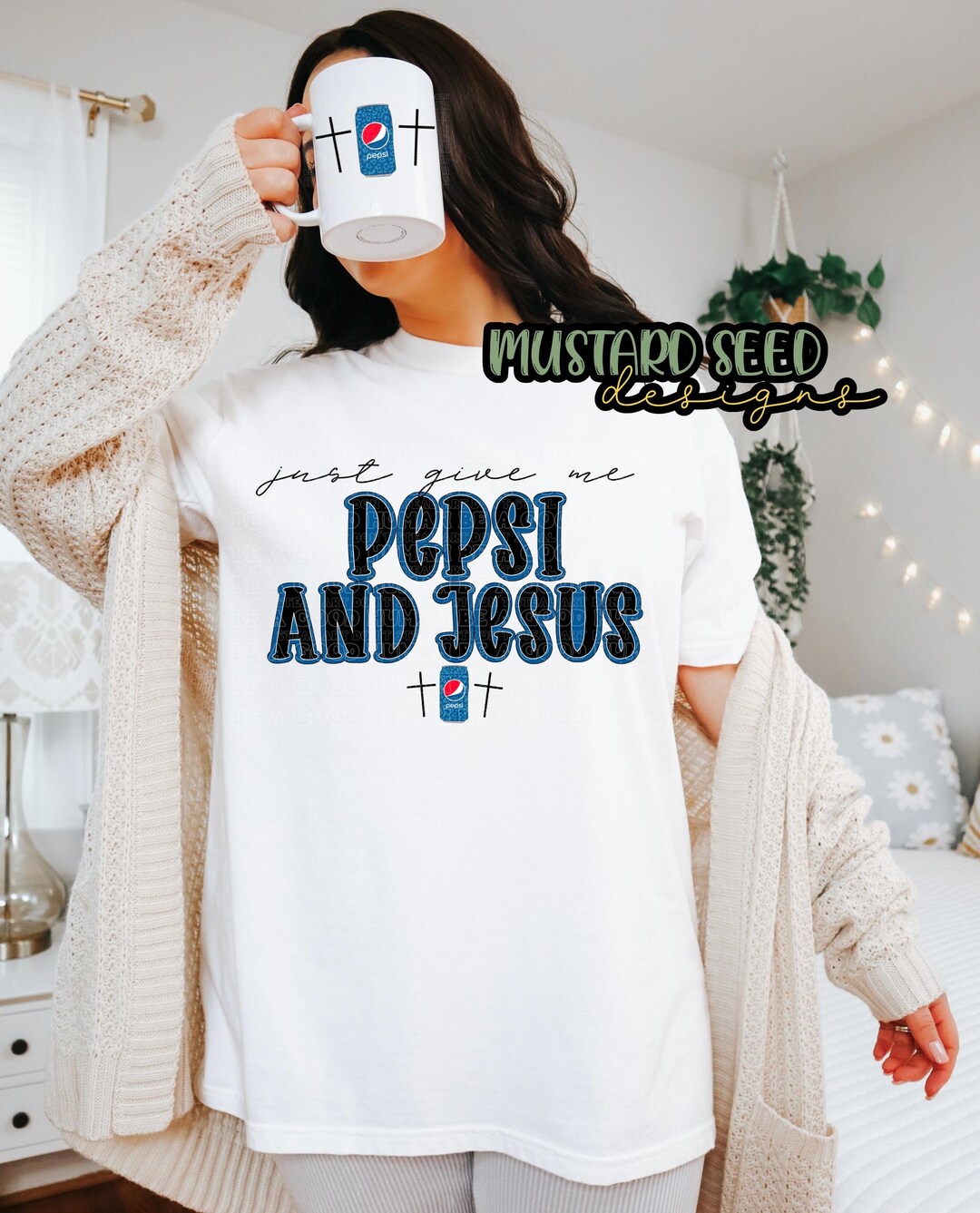 Pepsi and Jesus LEOPARD BUNDLE Soda Can Christian PNG Tshirt File ...