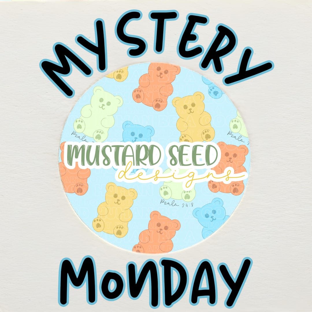 MYSTERY MONDAY Gummy Bears Boy Christian Seamless File Design - Etsy