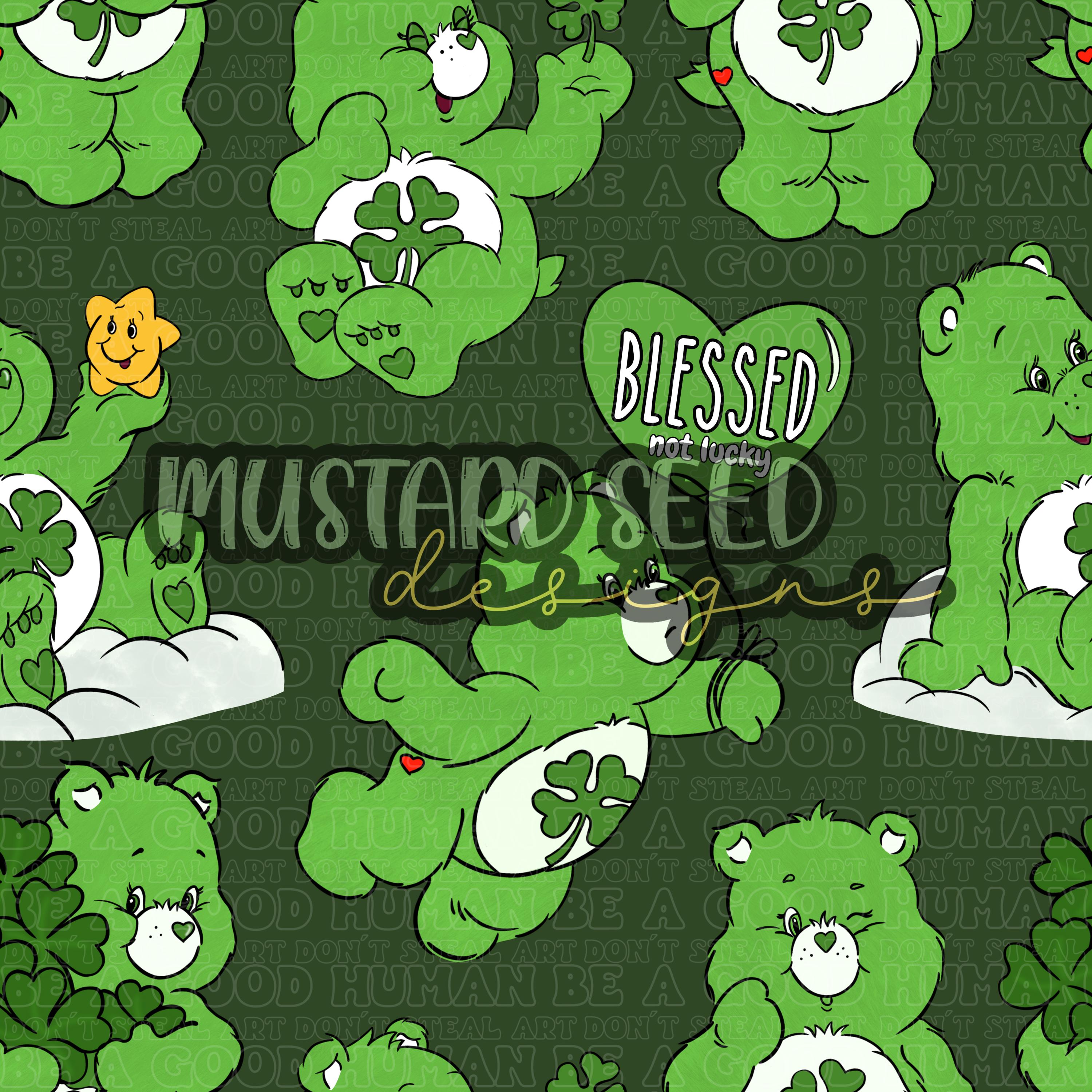Care Bears Blessed Not Lucky St Patty Patrick’s Day Faith Christian ...