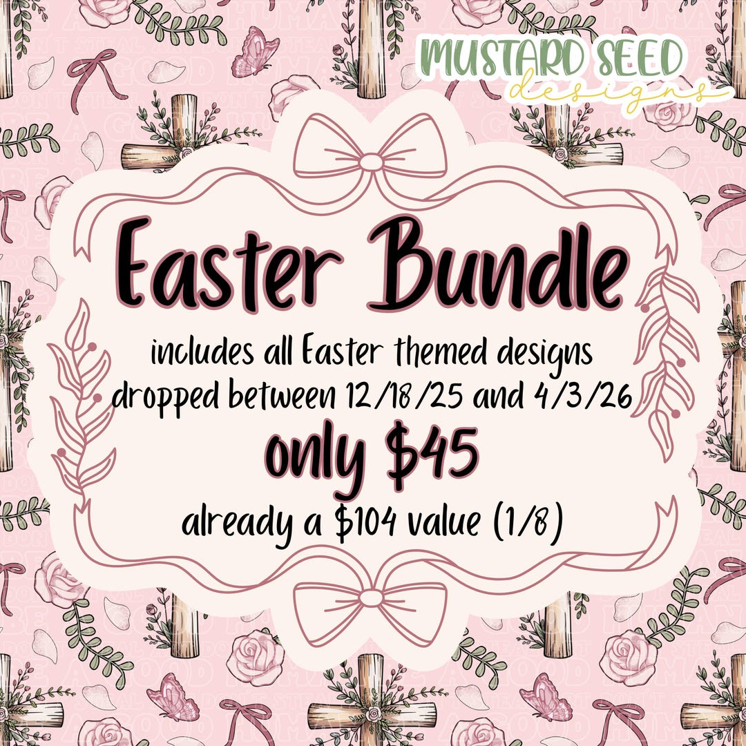 Easter Designs BUNDLE Drive Faith Christian Seamless Pngs - Etsy