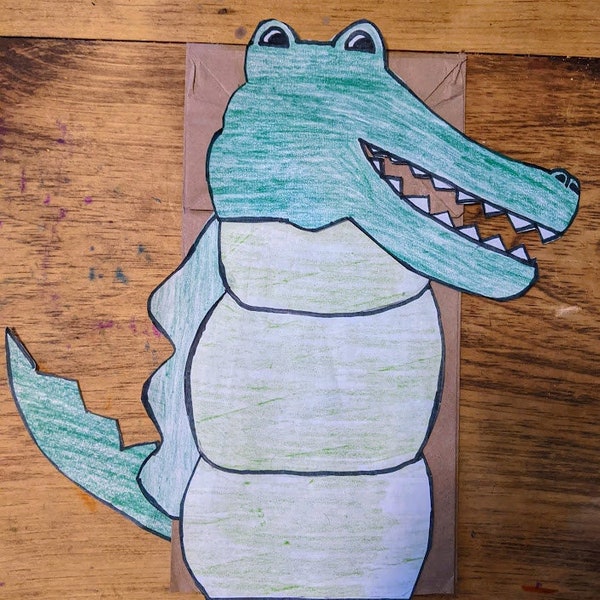 Crocodile Puppet - Etsy