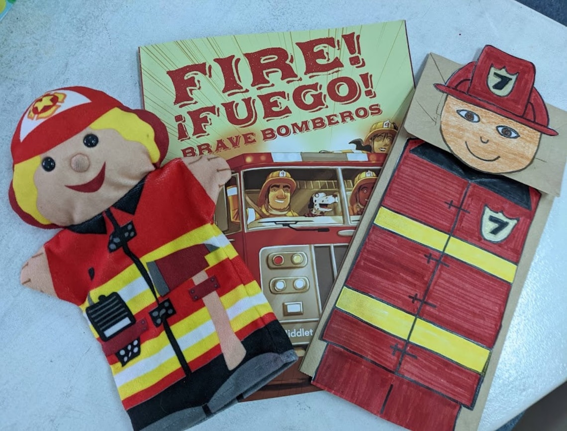 Paper Bag Puppets - Community Helpers - Etsy