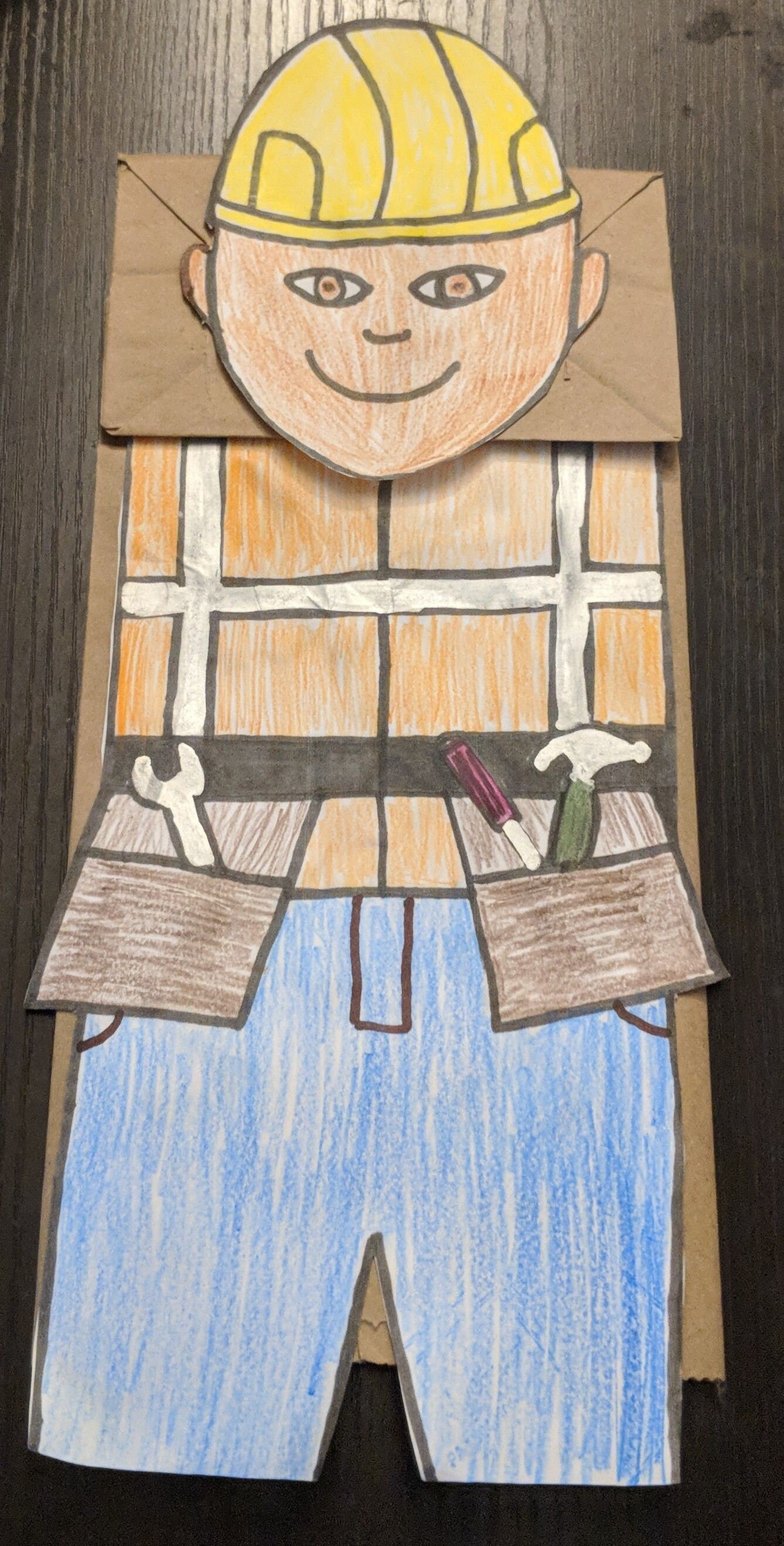 Paper Bag Puppets - Community Helpers - Etsy