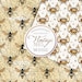Honey Bee Digital Papers Bumble Bee Seamless Patterns by - Etsy