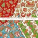 Christmas Digital Papers Pack, Gingerbread, Cute Santa Claus Seamless ...