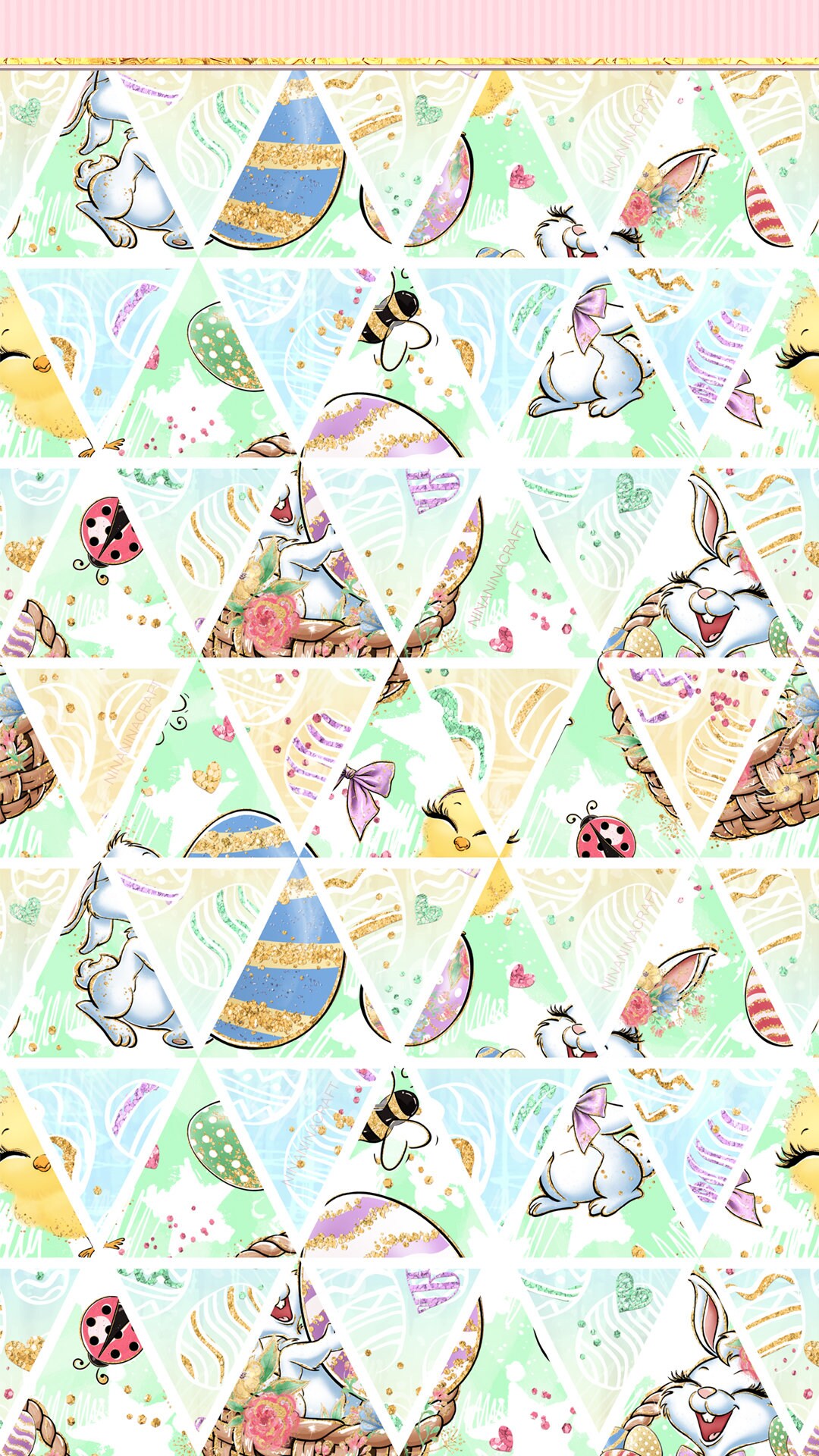 18 Easter Digital Papers Cute Pastel Seamless Pattern Custom | Etsy