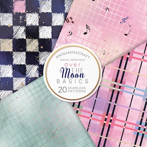 Hey Diddle Diddle Basics Seamless Patterns by Ninaninacraft, Nursery ...