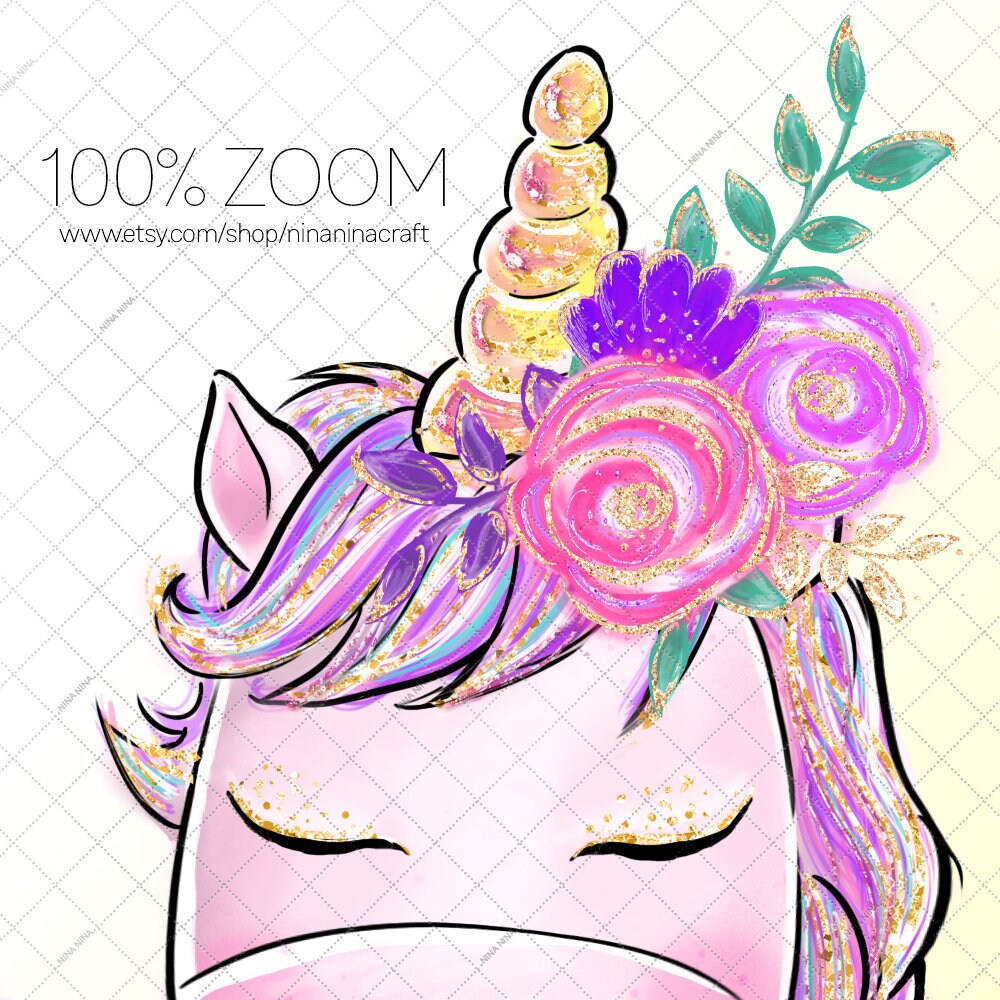 Fairy Clipart Unicorn Clip Art Cute Glitter Clipart Kids - Etsy Canada