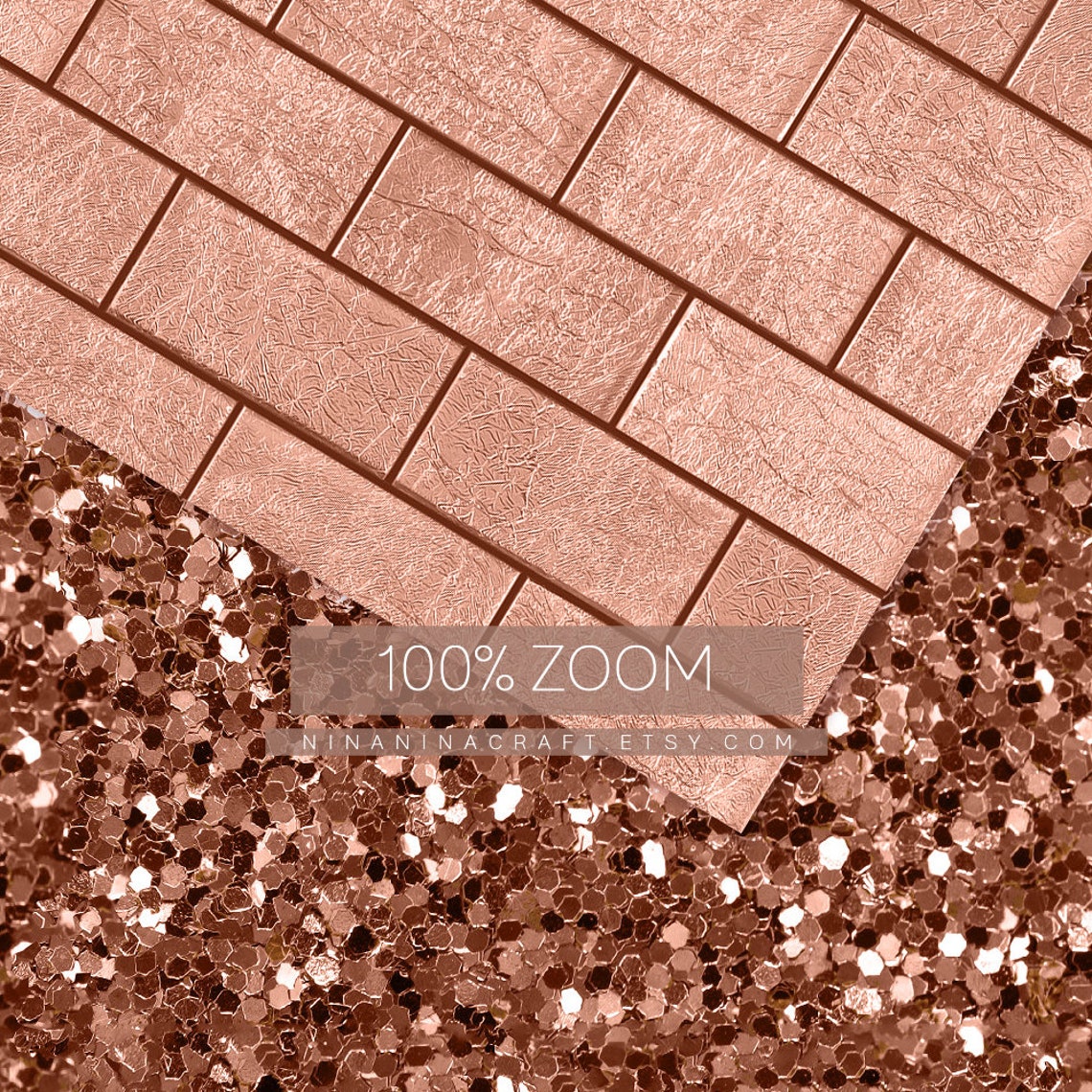 Rose Gold Textures Digital Papers Seamless Patterns Luxury | Etsy