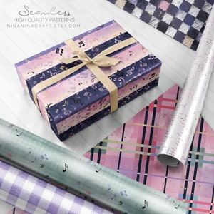 Hey Diddle Diddle Basics Seamless Patterns by Ninaninacraft, Nursery ...