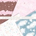 Land of Candy Basics Digital Papers, Chocolate Seamless Pattern, Pastel ...