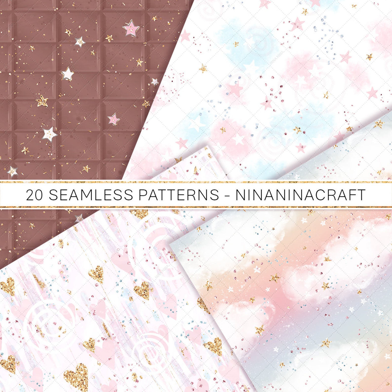 Land of Candy Basics Digital Papers Chocolate Seamless - Etsy