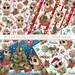 Cute Christmas Owls Digital Paper Pack, Glitter Seamless Patterns ...