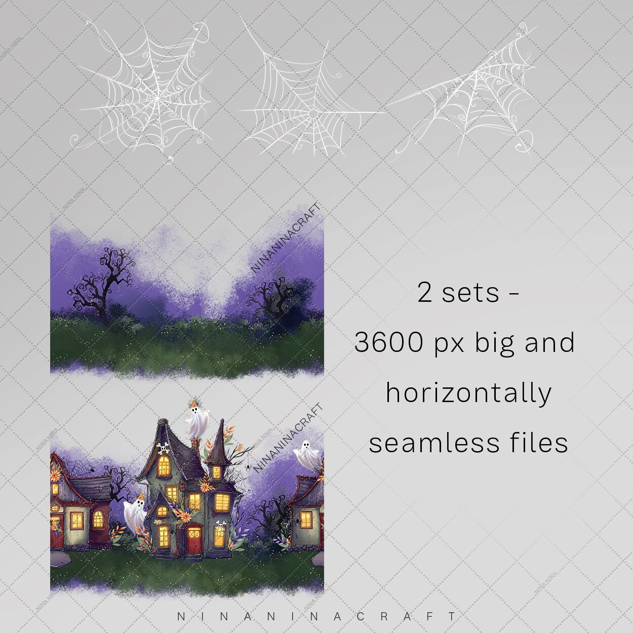 Cute Halloween Clip Art Pack Spooky Clipart by Ninaninacraft - Etsy