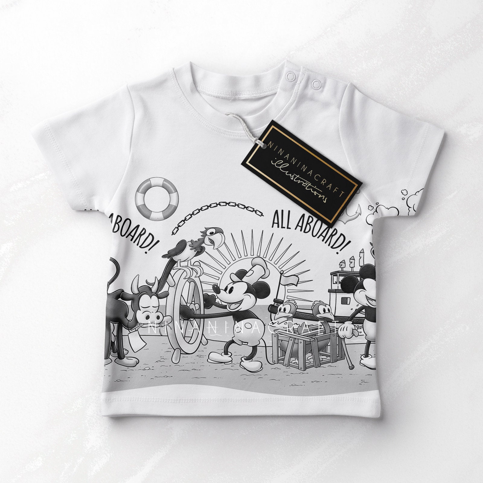 Steamboat Willie Clipart, Hand-drawn Nautical Clip Art PNG by ...