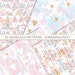 Land of Candy Basics Digital Papers, Chocolate Seamless Pattern, Pastel ...
