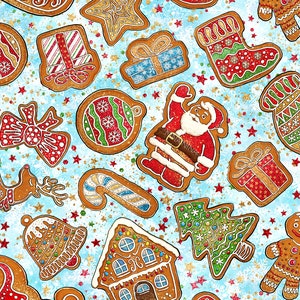 Cute Christmas Gingerbread Digital Paper Pack, Xmas Seamless Patterns ...