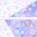14 Watercolor Snowflakes Digital Papers, Glitter Snow Seamless Pattern ...
