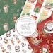 Santa Claus Digital Papers, Christmas Elf and Reindeer Seamless ...