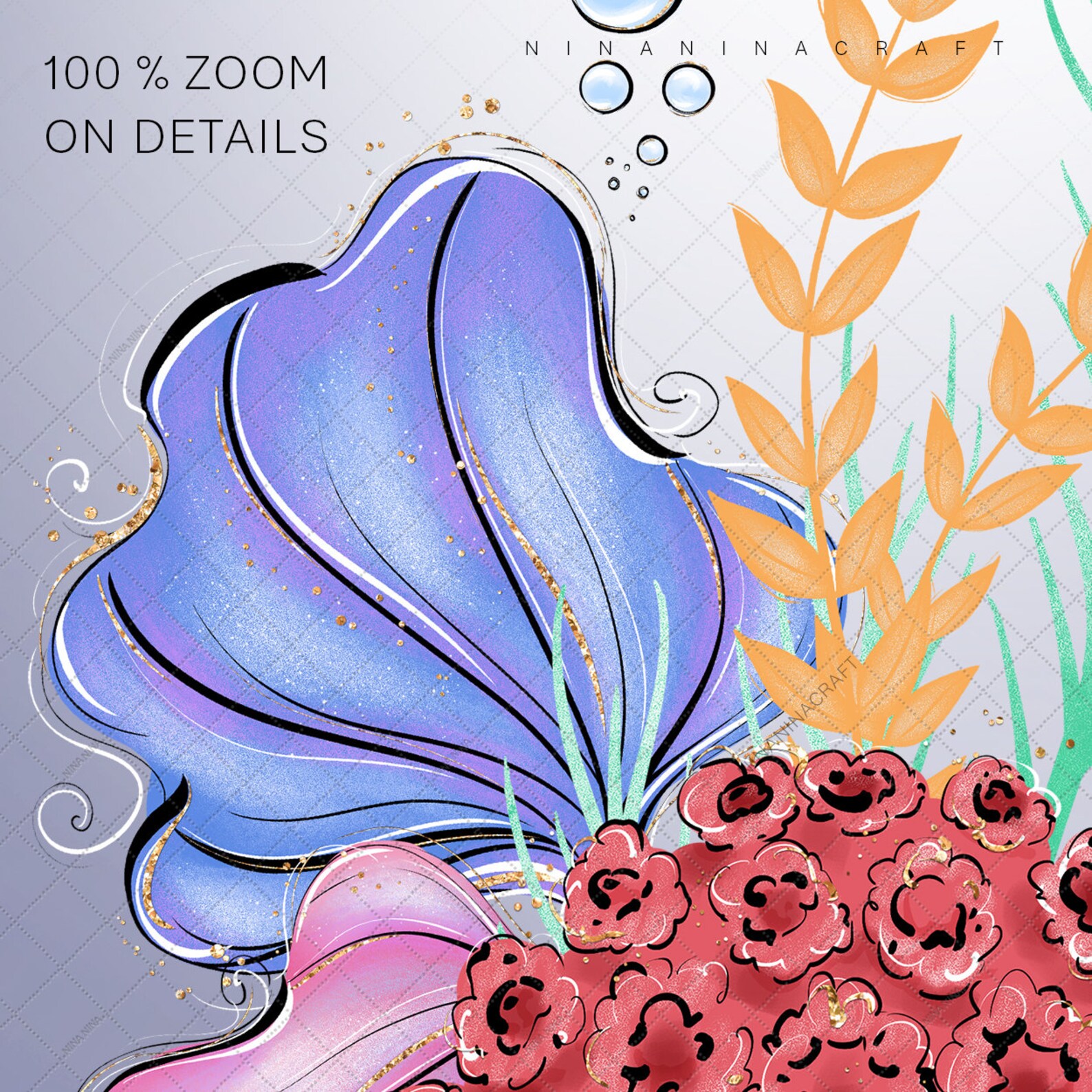 Cute Sea Fish Clip Art Pack Summer Underwater Clipart by - Etsy