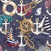 15 Nautical Digital Papers, Dark Sea Seamless Patterns, Summer Fashion ...