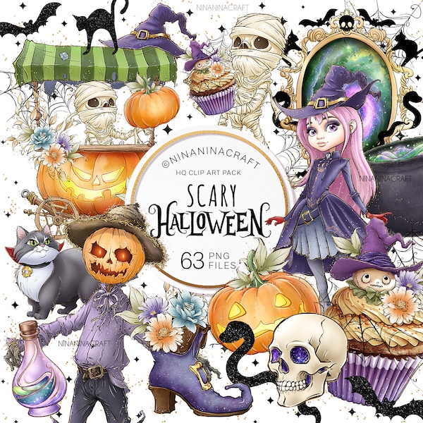 Halloween Clip Art - Etsy