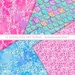 Mermaid Glitter Digital Paper Pack, Colorful Rainbow Glitter Seamless ...
