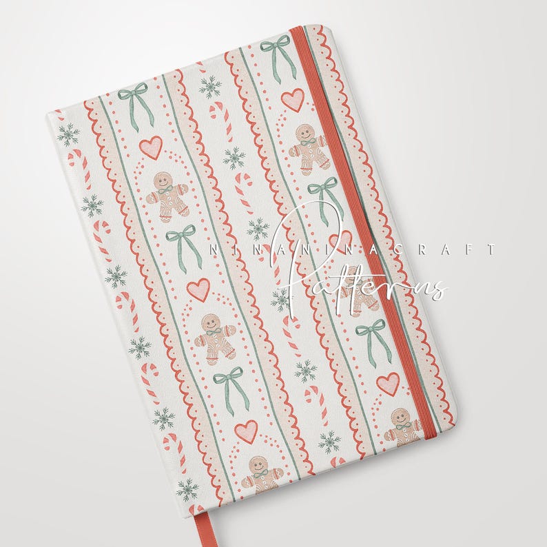 Christmas Gingerbread Man Seamless Pattern by Ninaninacraft, Lacy ...