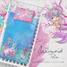 Mermaid Digital Papers, Colorful Sea Seamless Patterns, Rainbow ...