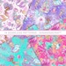 Mermaid Digital Papers, Colorful Sea Seamless Patterns, Rainbow ...