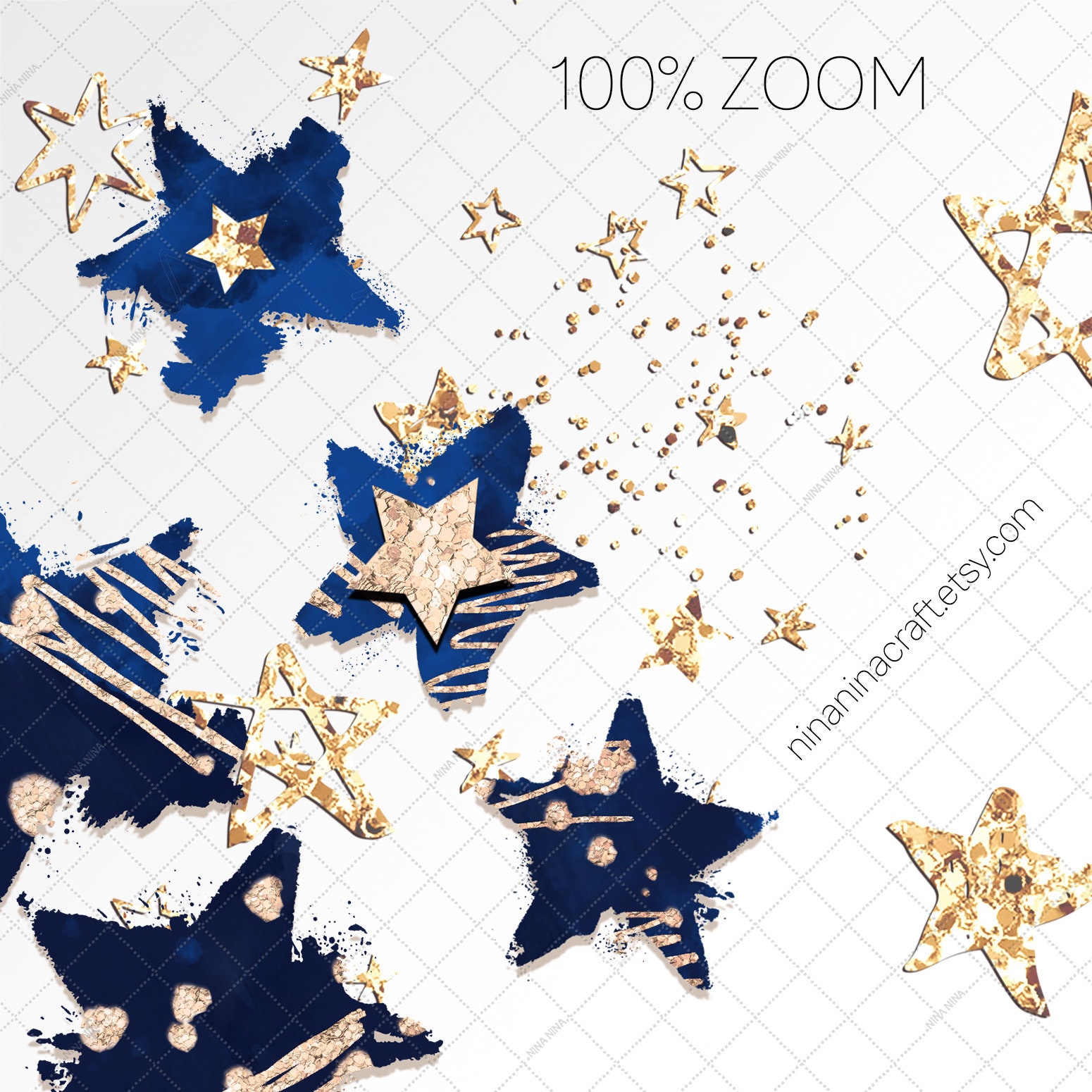 Stars Clipart Gold Stars Clip Art Watercolor Planner | Etsy
