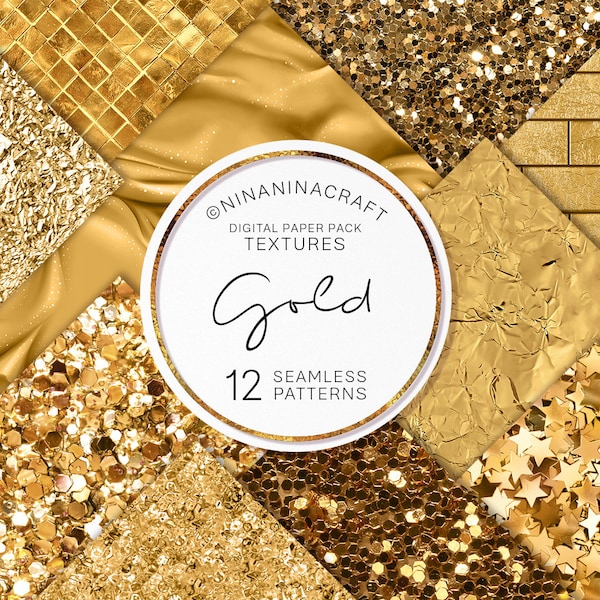 Gold Foil Background - Etsy