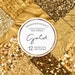 Golden Textures Digital Papers, Gold Seamless Patterns, Luxury Glitter ...