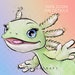 Colorful Axolotls Clip Art Cute Rainbow Axolotls Clipart by - Etsy