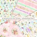 18 Easter Digital Papers, Cute Pastel Seamless Pattern, Custom Fabric ...