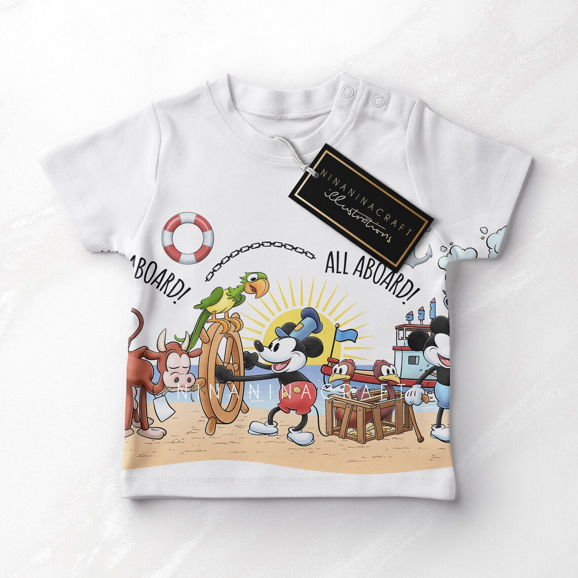 Steamboat Willie Clipart, Hand-drawn Nautical Clip Art PNG by ...