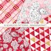 Valentine's Day Roses Basic Digital Papers, Flowers Seamless Pattern ...