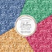 Christmas Glitter Digital Papers Handpainted & Realistic - Etsy