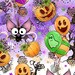 Cute Halloween Digital Papers Pack Bats Seamless Patterns - Etsy