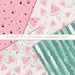 Pastel Cute Watermelon Clip Art, Watermelon Digital Papers, Summer ...