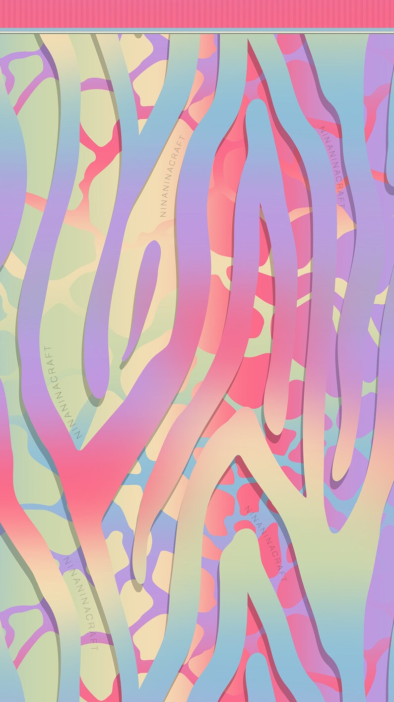 Big Rainbow Digital Paper Bundle Colorful Seamless Patterns | Etsy